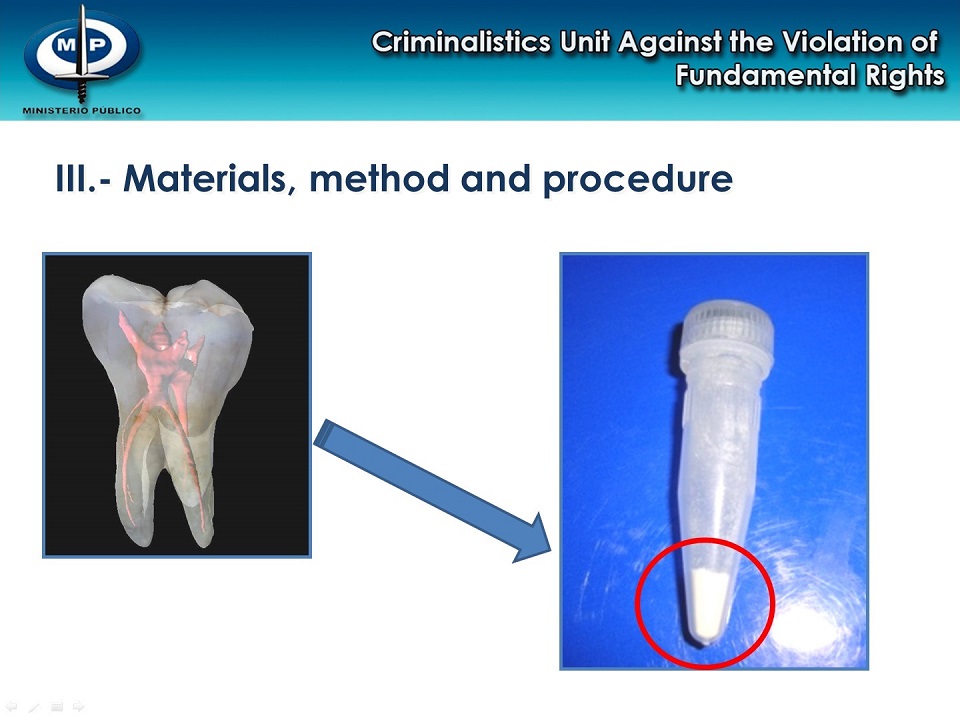Criminalística | Novel Technique of Dental Tissue Collection for ...