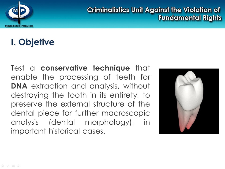 Criminalística | Novel Technique of Dental Tissue Collection for ...